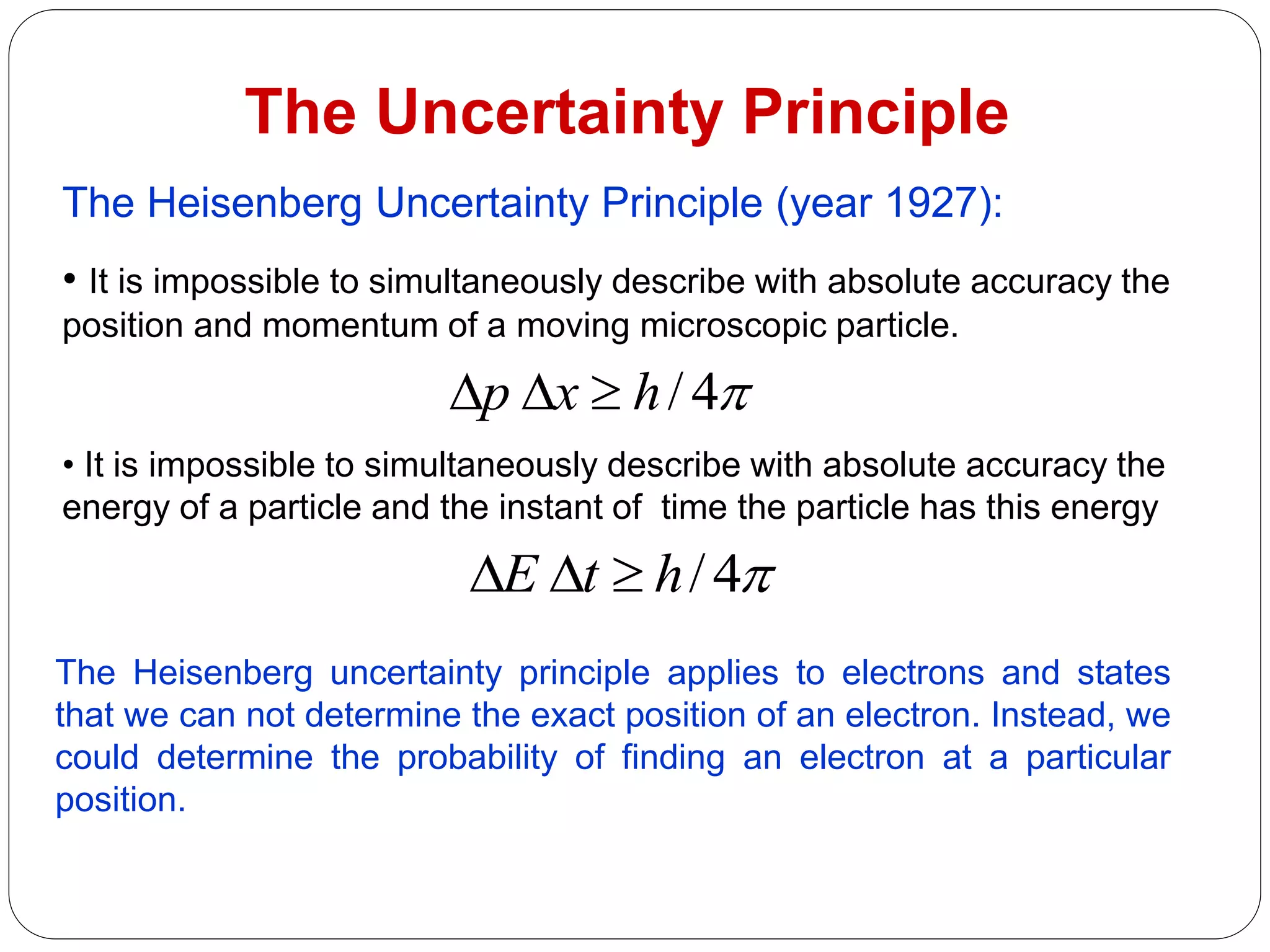 Introduction to quantum mechanics and schrodinger equation | PPTX