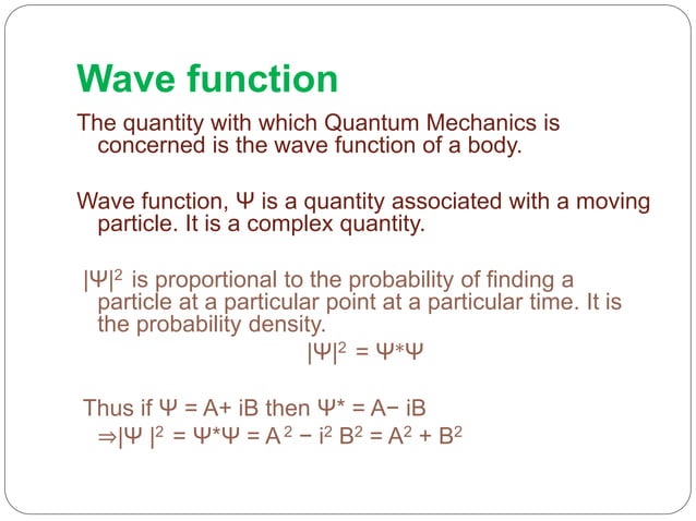 Introduction to quantum mechanics and schrodinger equation | PPTX