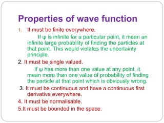 Introduction to quantum mechanics and schrodinger equation | PPTX