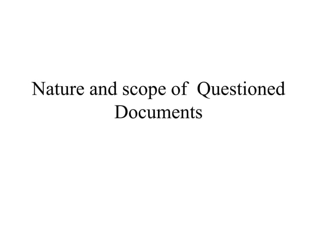 Introduction to question documents.pptxt | PPTX