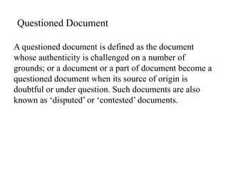 Introduction to question documents.pptxt | PPTX
