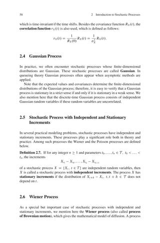 Introduction to queueing systems with telecommunication applications | PDF