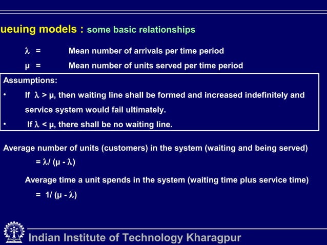 Introduction to queueing theory | PPT
