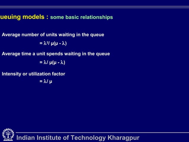 Introduction to queueing theory | PPT