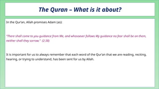 Introduction to Quran and Quran as guidance.pptx