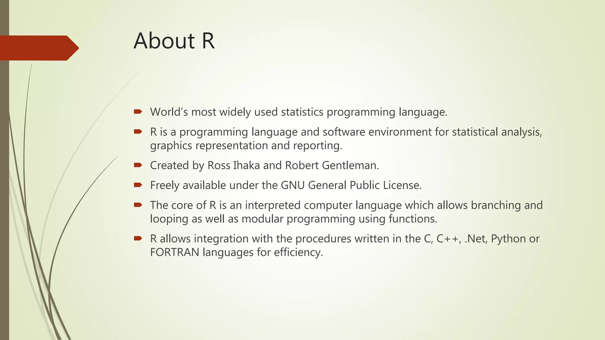 Introduction to R for beginners | PPTX