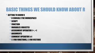 Introduction to r | PPT