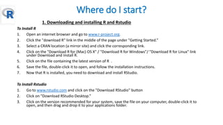 Introduction to r | PPT