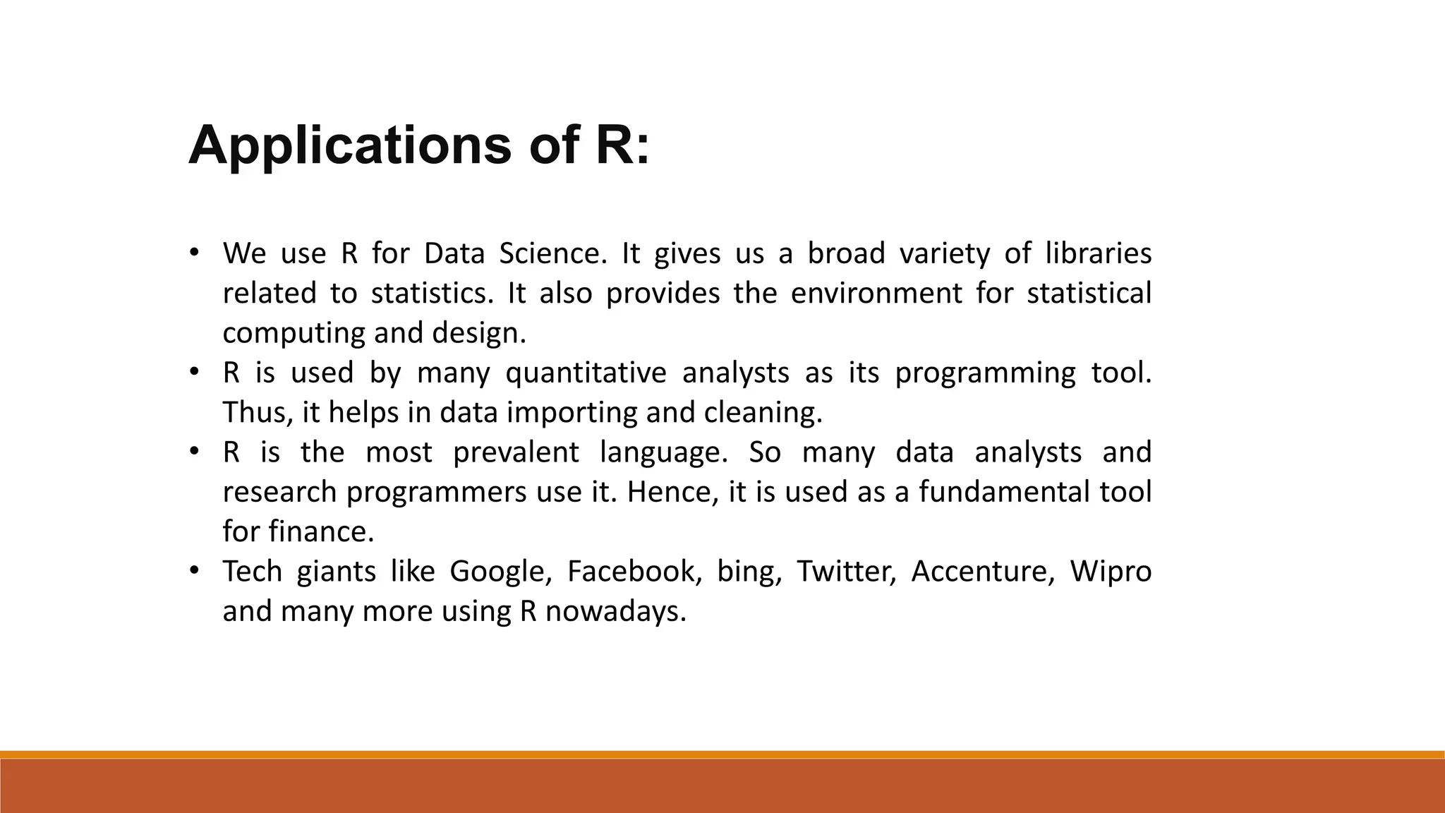 Introduction to R Programming | PPTX | Programming Languages | Computing Introduction to R Programming | PPTX | Programming Languages | Computing