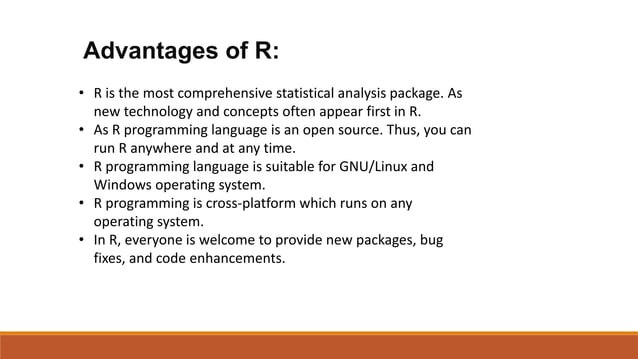 Introduction to R Programming | PPTX | Programming Languages | Computing