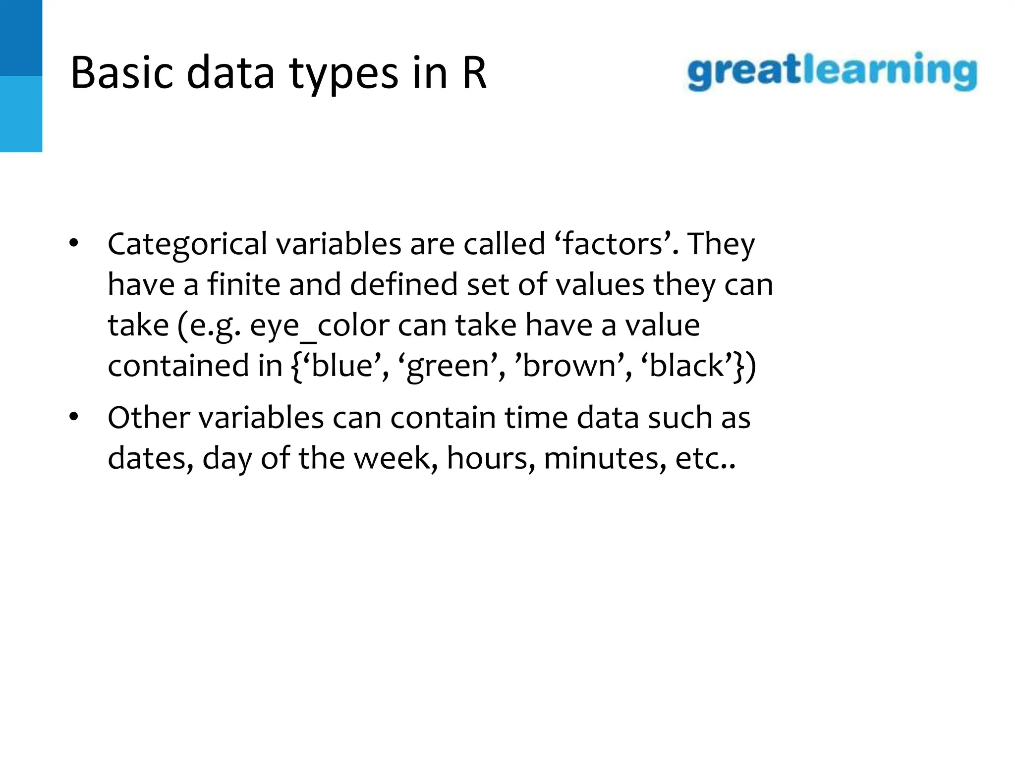 Introduction to R _IMPORTANT FOR DATA ANALYTICS | PPTX