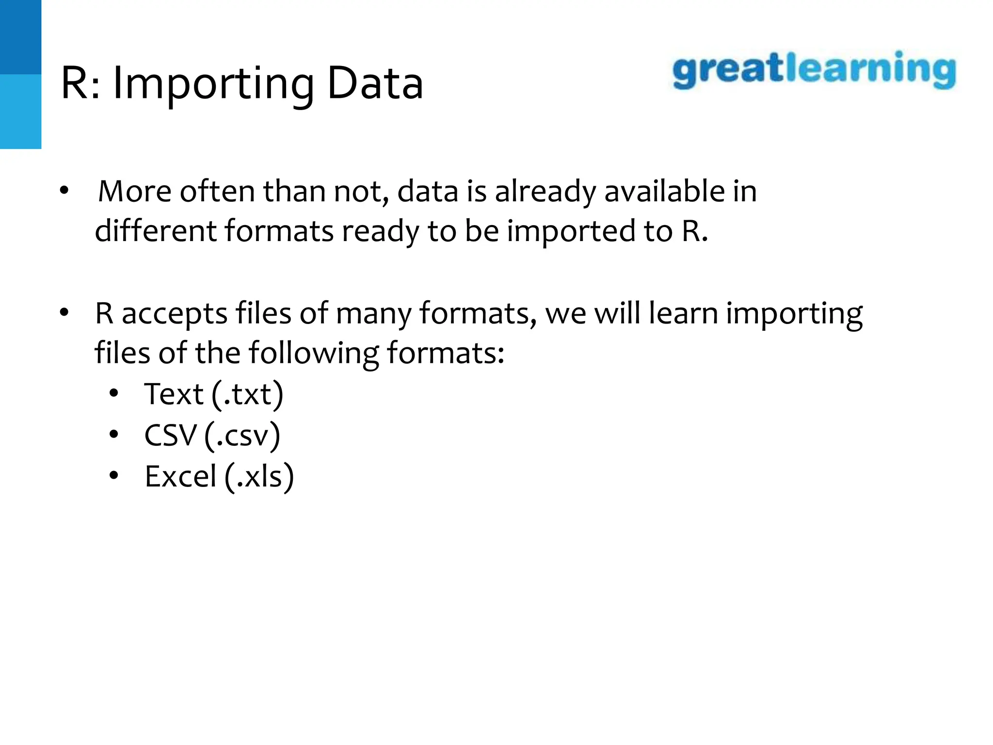 Introduction to R _IMPORTANT FOR DATA ANALYTICS | PPTX