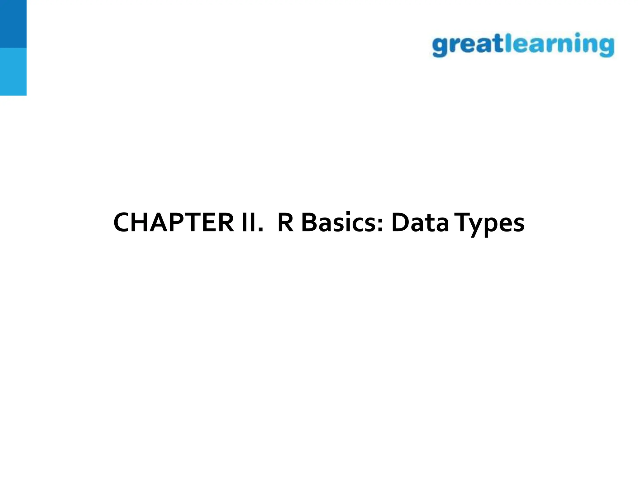 Introduction to R _IMPORTANT FOR DATA ANALYTICS | PPTX