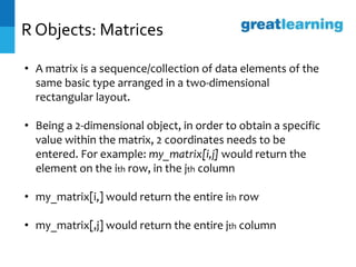 Introduction to R _IMPORTANT FOR DATA ANALYTICS | PPTX