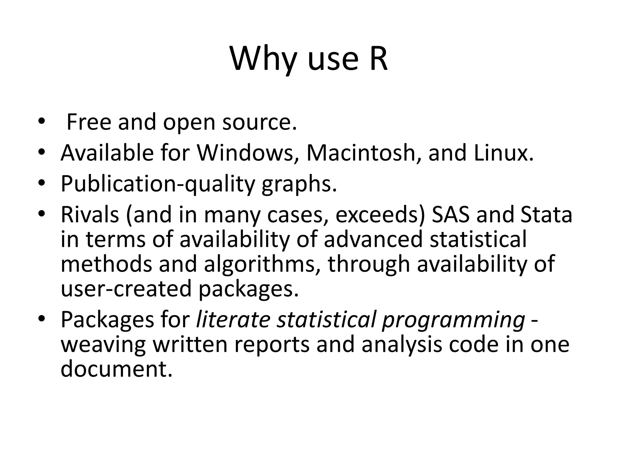 Introduction to R.pptxvvvsjtajtaitsiysyisiysiy | PPT