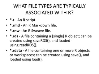 Introduction to R.pptxvvvsjtajtaitsiysyisiysiy | PPT