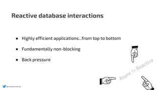 Introduction to R2DBC | PPTX | Databases | Computer Software and Applications