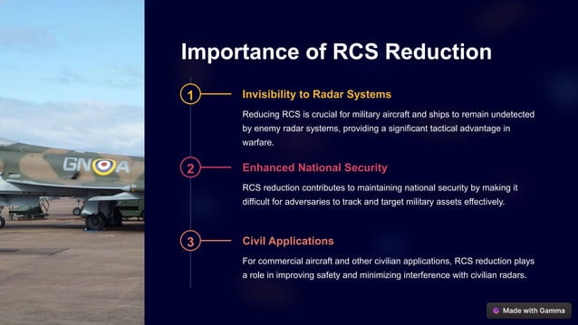Introduction to Radar Cross Section Reduction (Stealth Technologies).pptx