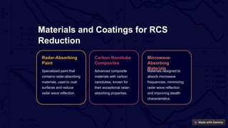 Introduction to Radar Cross Section Reduction (Stealth Technologies).pptx