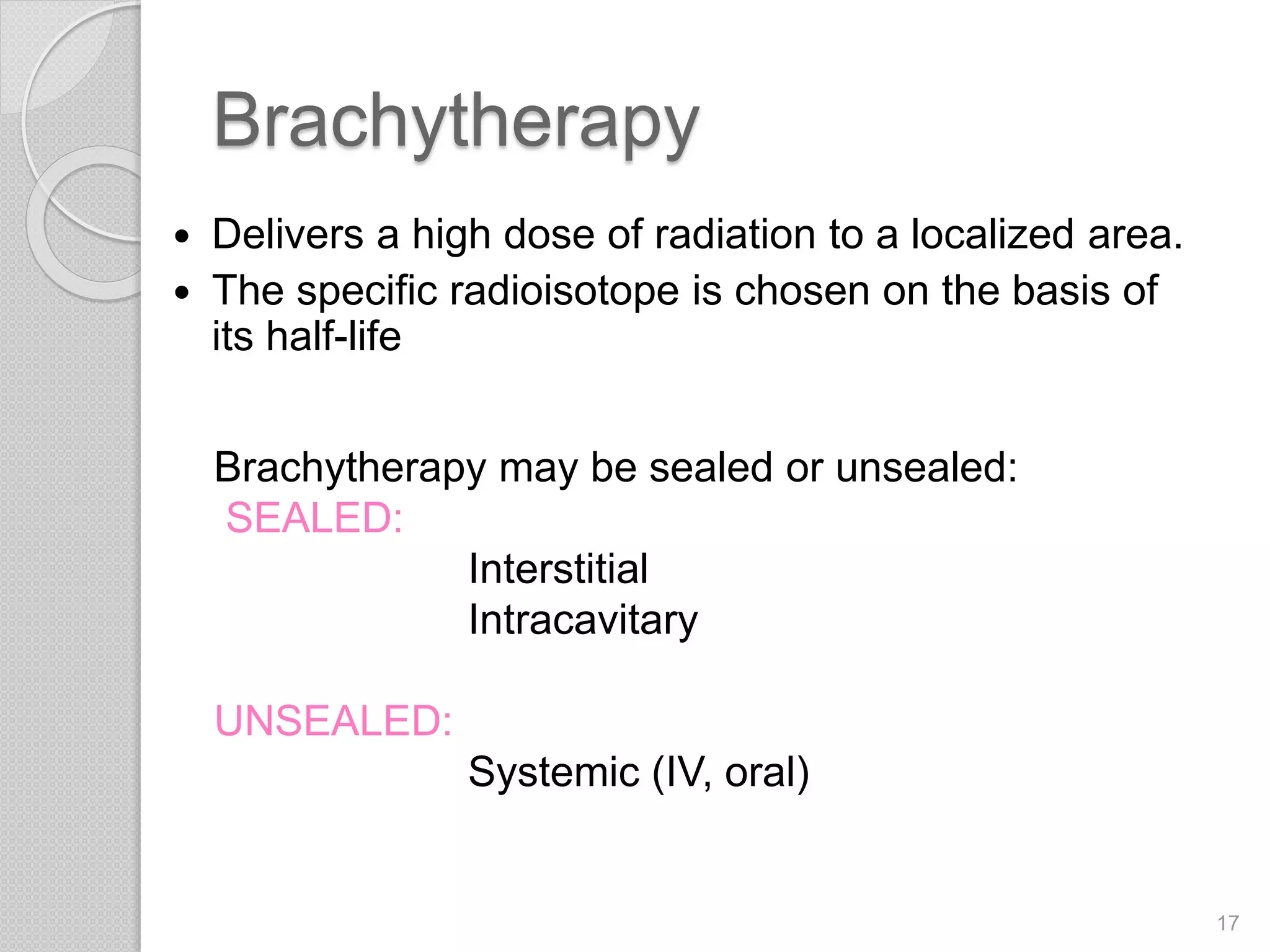 Introduction to radiation oncology nursing | PPTX