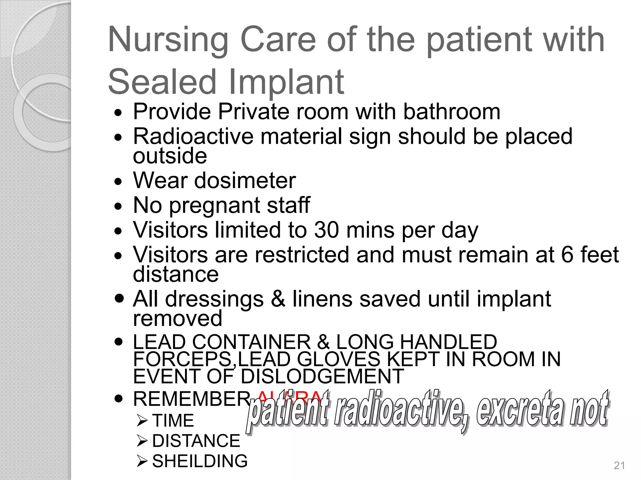 Introduction to radiation oncology nursing | PPTX