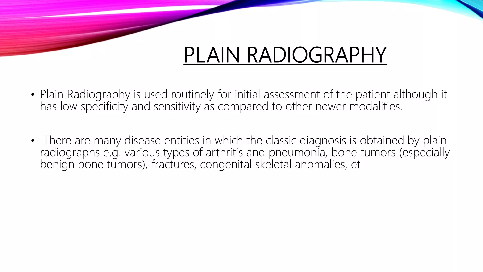 Introduction to radiology | PPTX