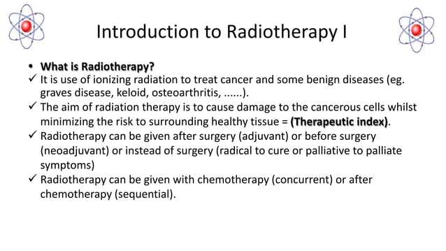 Introduction to Radiotherapy technology I.pptx | Cancer | Diseases and ...