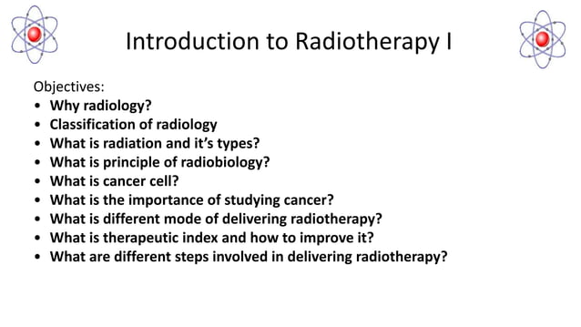 Introduction to Radiotherapy technology I.pptx | Cancer | Diseases and ...
