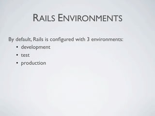 Introduction to Rails | KEY
