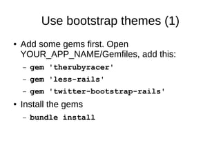 Introduction to rails | PPT