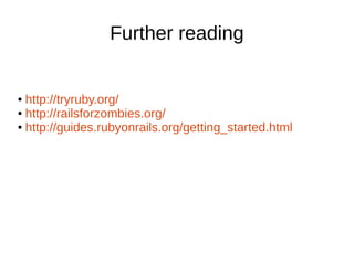Introduction to rails | PPT