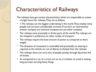 Introduction to Railway, importance and its Components.pptx
