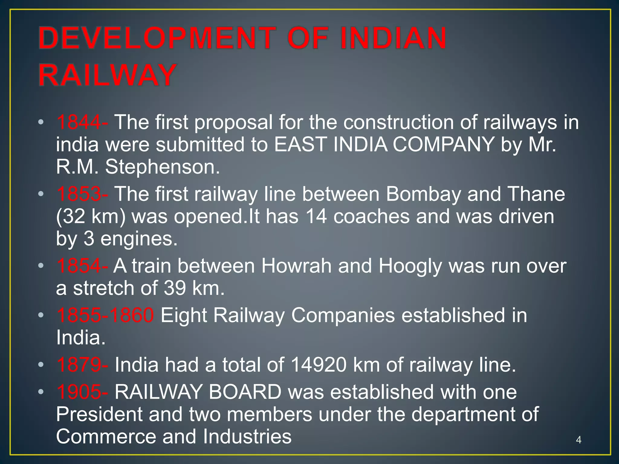 Introduction to Railway Engineering | PPT