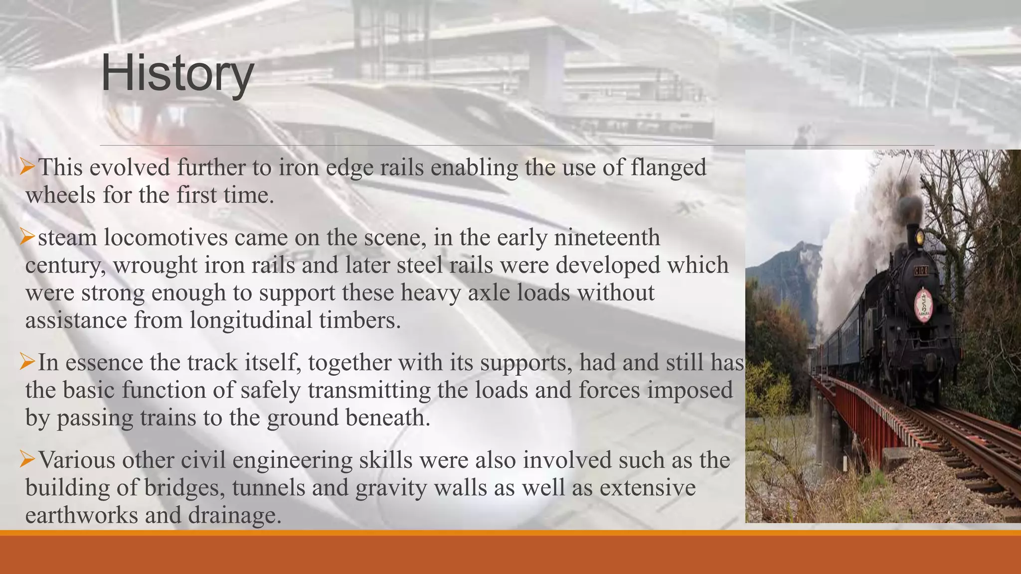 Introduction to railway engineering | PPTX