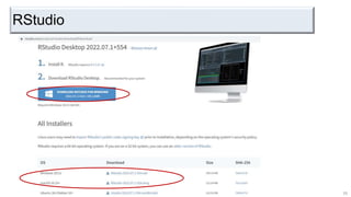 Introduction to R and Installation.pptx | Free Download
