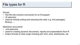 Introduction to R and Installation.pptx