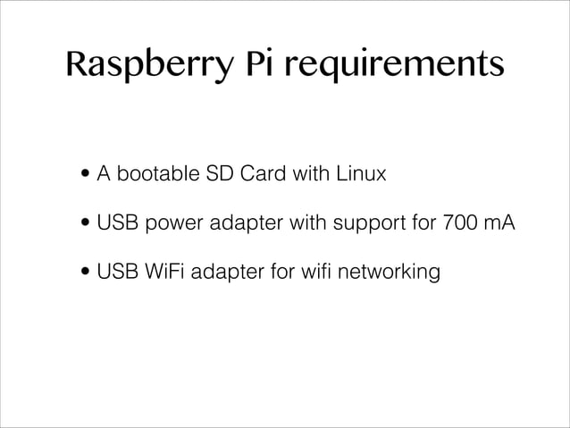 Introduction to Raspberry PI | PDF | Operating Systems | Computer Software and Applications