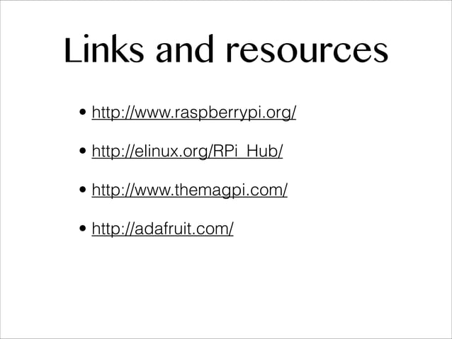 Introduction to Raspberry PI | PDF | Operating Systems | Computer Software and Applications