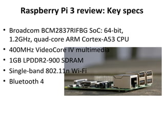 INTRODUCTION TO RASPI | PPT