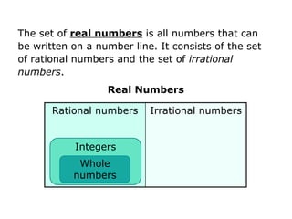 Introduction to rational and irrational numbers [Autosaved].ppt
