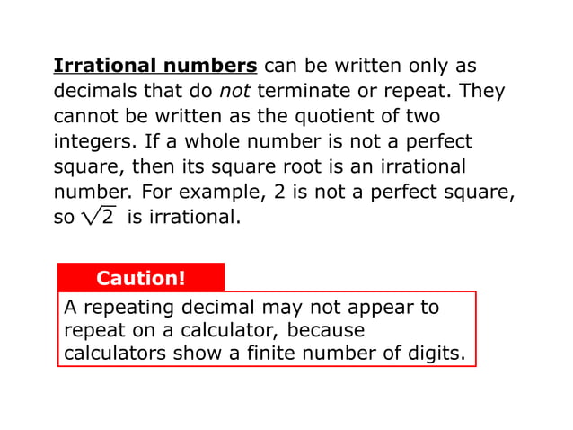 Introduction to rational and irrational numbers [Autosaved].ppt