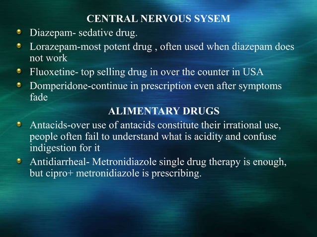 Introduction to rational use of drugs and role of pharmacist in ...