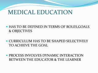 Introduction to REVISED BASIC COURSE WORKSHOP IN MED EDUCATION | PPTX