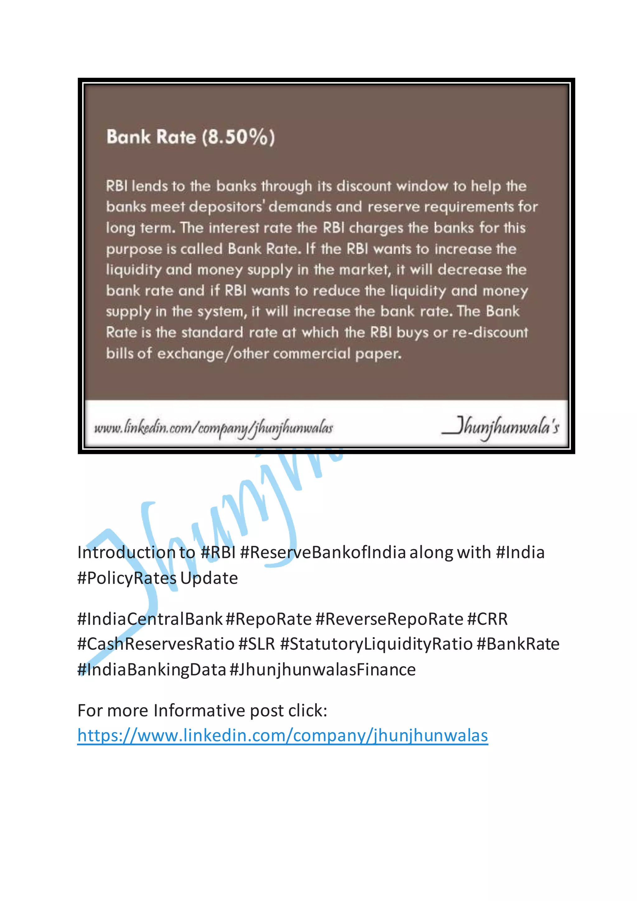 Introduction to #rbi #reserve bankofindia along with #india # ...