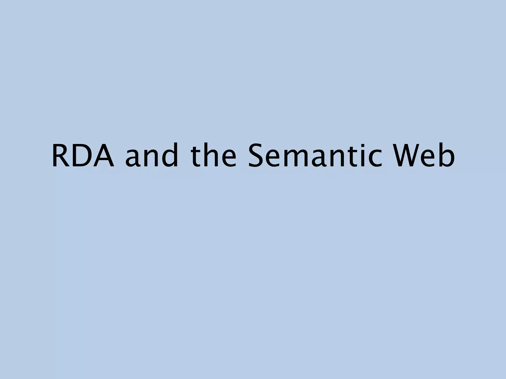Introduction to RDA Part 3 | PPTX | Databases | Computer Software and Applications
