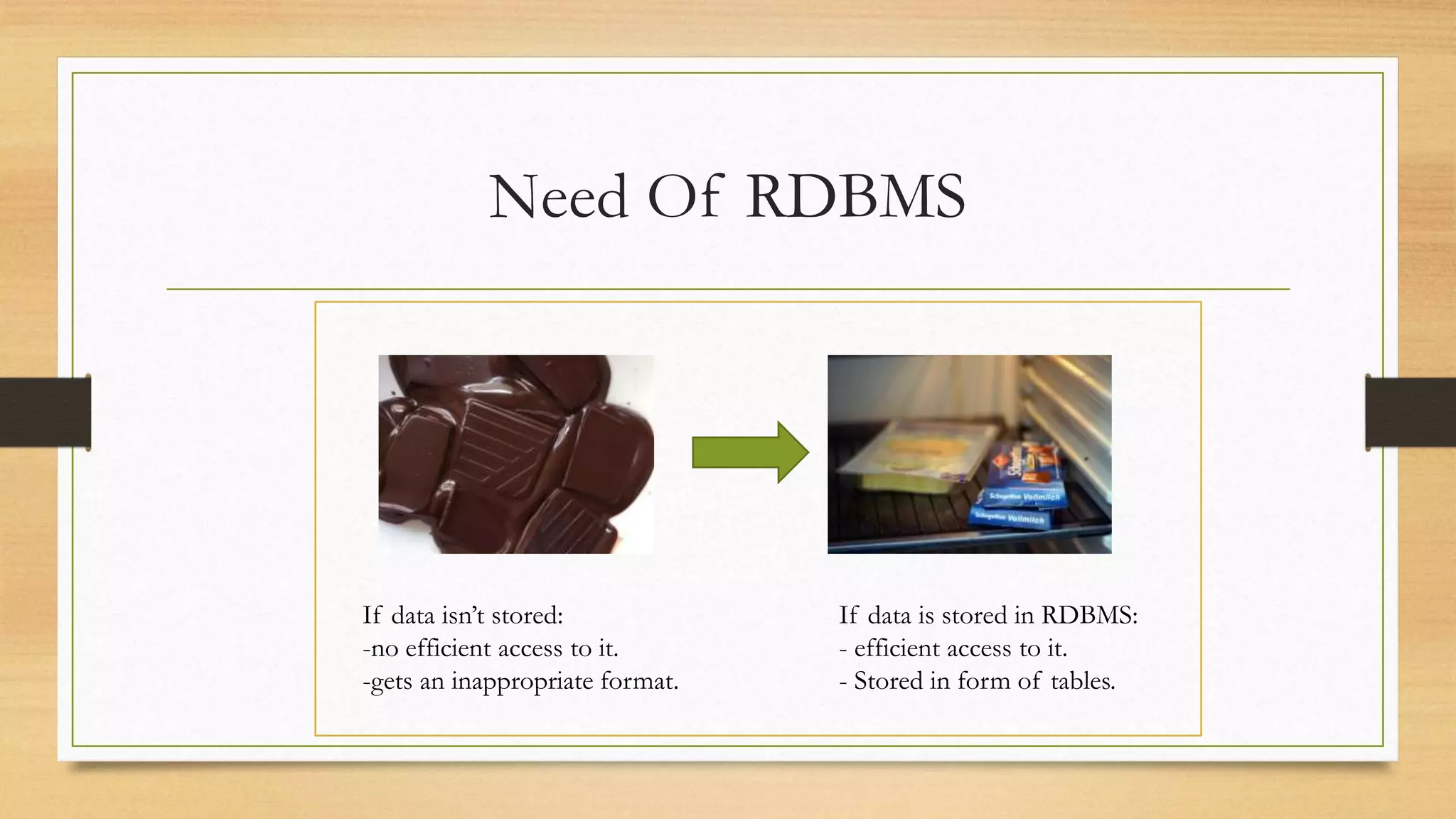 Introduction to rdbms (sql) | PPTX
