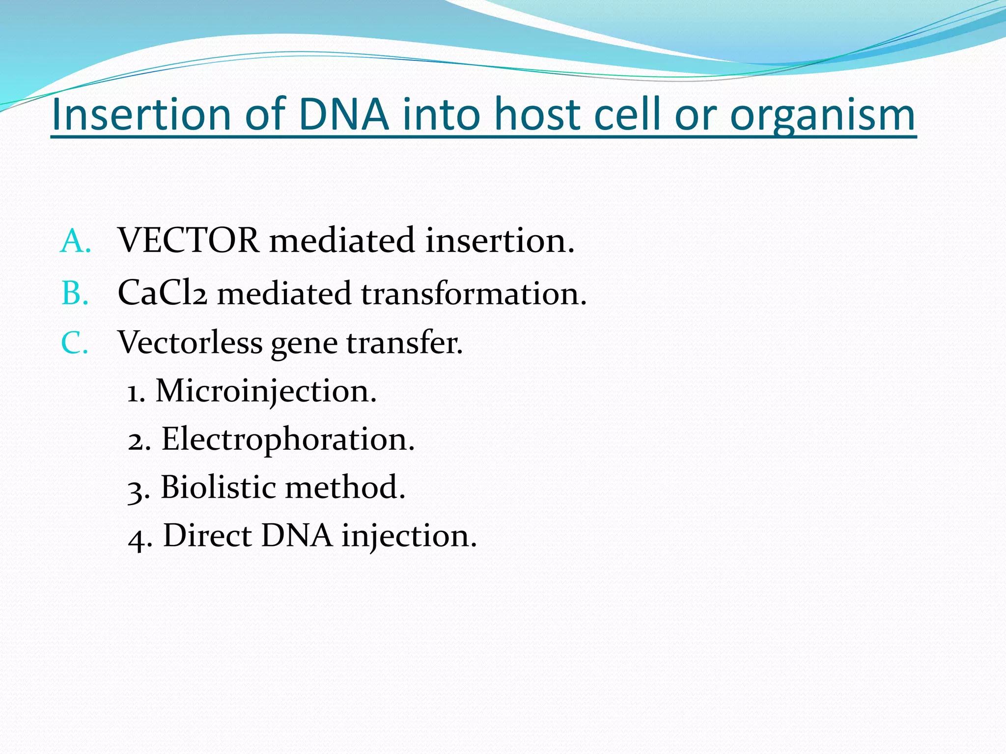 Introduction to RDT methods in genetic engineering | PPTX