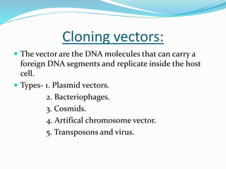 Introduction to RDT methods in genetic engineering | PPT