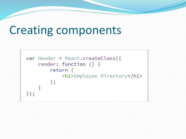 Introduction to React JS | PPTX | Web Development | Internet