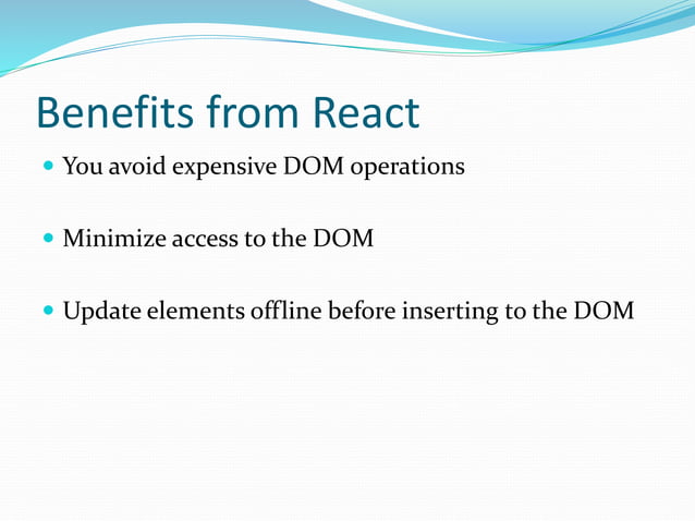 Introduction to React JS | PPTX | Web Development | Internet